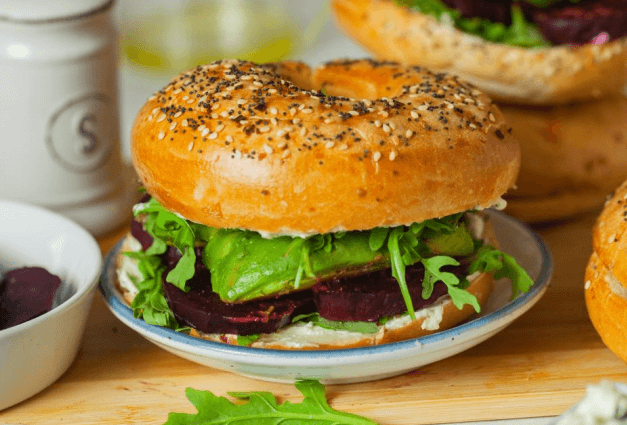 【Recipes】Sous Vide Beet Bagel Sandwich by sinfullyspicy – Kitchenboss